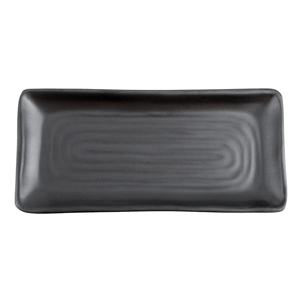 Black long plate rectangular melamine plate