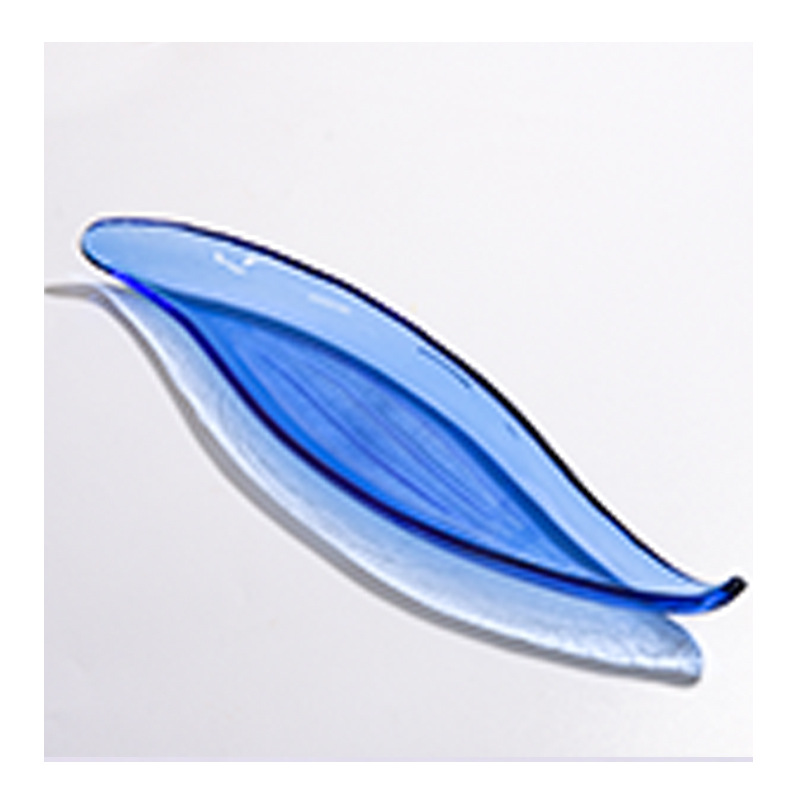 Creative color rectangular glass plate