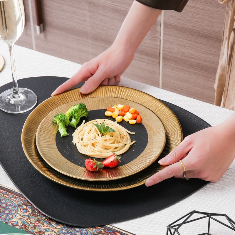 Marble pattern custom melamine plate