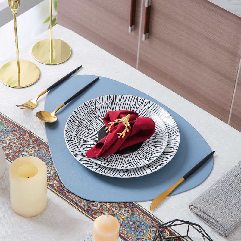 Marble pattern custom melamine plate